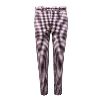PT01 Slim Fit Garment Dyed Hose - - Trousers - Herren - Lila - M
