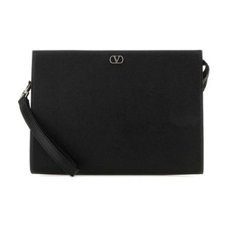 Valentino Garavani Homme, Sacs, Noir, Taille: ONE Size Pochette VLogo Signature