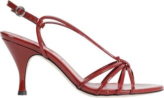 Aeyde Femme, Chaussures, Rouge, Taille: 40 EU Solange Patent Leather Sandales