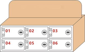 Generic Handygarage Schule, Handy Aufbewahrungsbox, Mit Abschließbarer Tür und Sicherem, Langlebigem Design. Geeignet for Schulen, Fabriken und Büros(6)