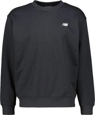 New Balance Homme, Sweatshirts et sweats &agrave; capuche, Noir, Taille: M SweaT-shirt en molleton French Terry avec logo brod&eacute;