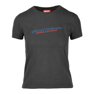 Diesel T-Shirt - - Tops - Damen - Schwarzk - XS