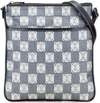 Loewe Sac bandouli&egrave;re Pre-owned en toile - Femme - Pre-owned - Gris - Taille: ONE Size