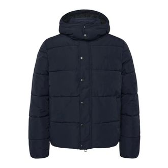 Superdry Doudoune &agrave; capuche Premium - Homme - Vestes - Bleu - Taille: S