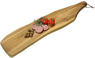 KESPER Servierbrett aus Akazienholz in der Farbe Natur, Ma&szlig;e: 85cm x 21cm x 2,5cm, 28195