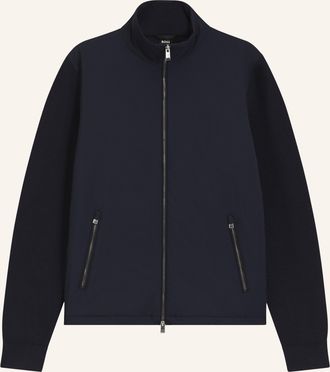 HUGO BOSS Casual Jacke P-Ulmo Regular Fit blau