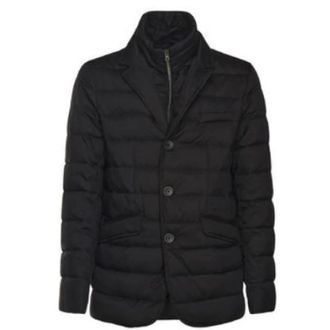 Herno Veste Arendel Monogram - Homme - Vestes - Noir - Taille: XL