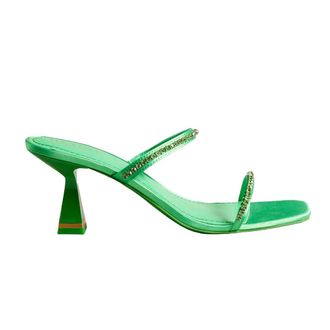 Ted Baker Rinita Diamante Damen Gr&uuml;nes Hohen Sandalen