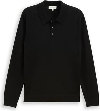 Tom Tailor Merinowoll-Polo - - Knitwear - Herren - Gr&uuml;n - XL