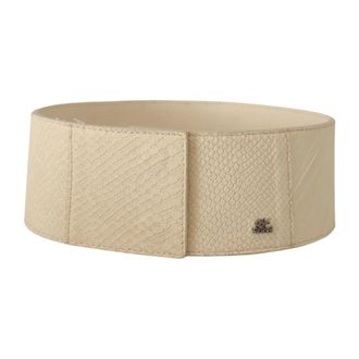 Gianfranco Ferre Wide Fashion Belt - - Accessories - Damen - Beige - ONE SIZE