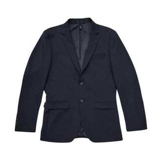Selected Homme, Vestes, Bleu, Taille: XL Blazer Slim Bleu Marine avec Boutons