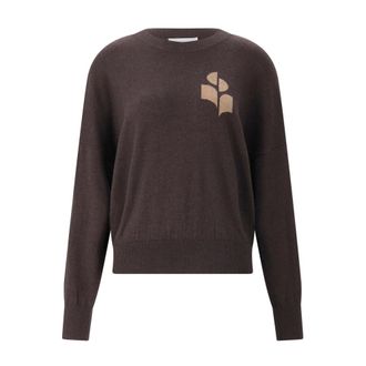Isabel Marant Pullover Marisans mit Logo - - Knitwear - Damen - Braun - 2XS