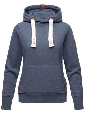 Navahoo Damen Hoodie Damlaa - Warmer Kapuzenpullover mit Hohem Kragen