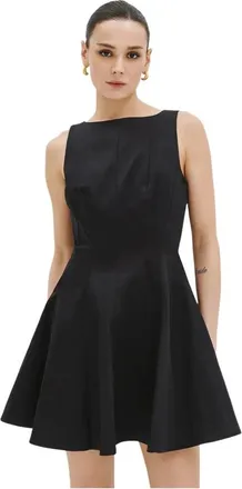 Access Fashion Access Fashion, Femme, Robes, Noir, Taille: 36 FR Robe Courte &Eacute;vas&eacute;e
