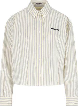 Miu Miu Striped Shirt