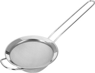 Westmark Haushaltssieb mit breitem Rand, Picante, ø 12 cm, Rostfreier Edelstahl, Silber, 12122270