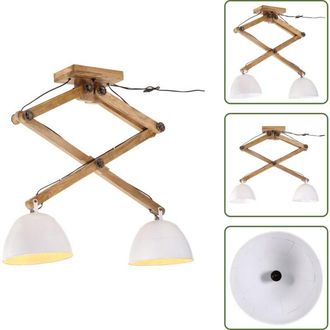 vidaXL Vidaxl - Plafonnier 25 w blanc 29x18x85 cm E27 - Luminaire Suspendu - Lampadaire - &Eacute;clairage Int&eacute;rieur - Plafond Lumineux - Design Industriel