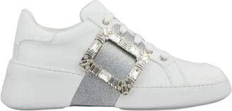 Roger Vivier Femme, Chaussures, Blanc, Taille: 36 1/2 EU Baskets