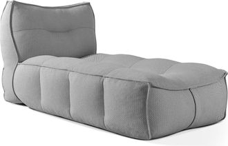 Konsimo Garten LOVIA Loungesofa, Gartenliege Gartenm&ouml;bel, Sofa 2-Sitzer, Premiumqualit&auml;t aus EU hochwertiger Sitzkomfort, mit integrierter Schutzh&uuml;lle, (schwa