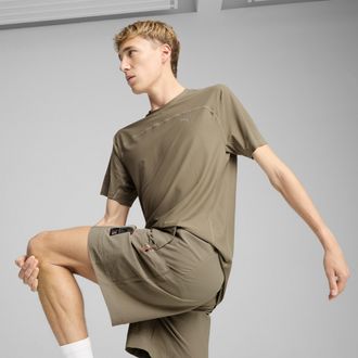 Puma T-shirt manches courtes SEASONS coolCELL Homme, V&ecirc;tements, Marron, S