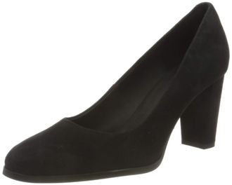 Clarks Damen Kaylin Cara Pumps, Schwarzes Wildleder, 37 EU
