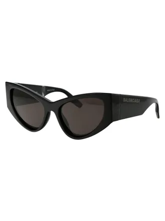 Balenciaga Womens Sunglasses Bb0300s Black-Grey Acetate Black-Black-Grey Black/black/grey