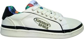 Missoni Homme, Chaussures, Blanc, Taille: 46 EU Tessuto Baskets