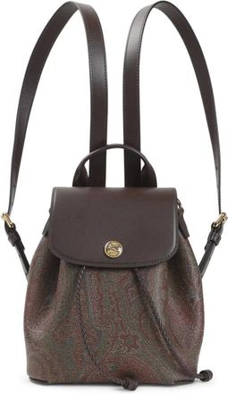 Etro Femme, Sacs, Brun, Taille: ONE Size Sac &agrave; dos Essential Small Arnica