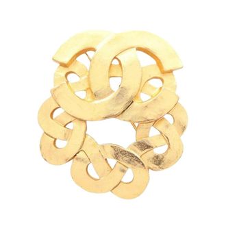 Chanel Broche d&eacute;corative doccasion - Femme - Pre-owned - Jaune - Taille: ONE Size
