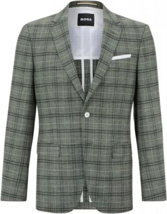 HUGO BOSS Homme, Vestes, Vert, Taille: XL Boss - Vestes > Blazers