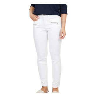 2-Biz Femme, Jeans, Blanc, Taille: 42 FR Jeans skinny femme - Taille haute, coupe ajustée