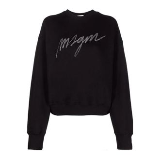 Msgm Sweatshirt - - Sweatshirts & Hoodies - Damen - Schwarzk - S