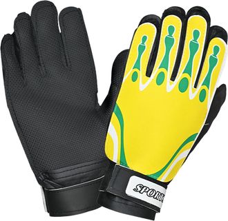 Generic Torwarthandschuhe f&uuml;r Fu&szlig;ball-Torwarthandschuhe | Fu&szlig;ballhandschuhe f&uuml;r Jugendliche | Wetterfeste Fu&szlig;ballausr&uuml;stung f&uuml;r die Match-Ligen Professional L