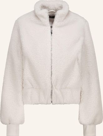 Monari Monari Teddyfell-Blouson weiss