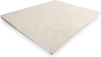 Soleil d'Ocre Camille Flaches Blatt, Plat, Baumwolle, Ecru, 180 x 290 cm