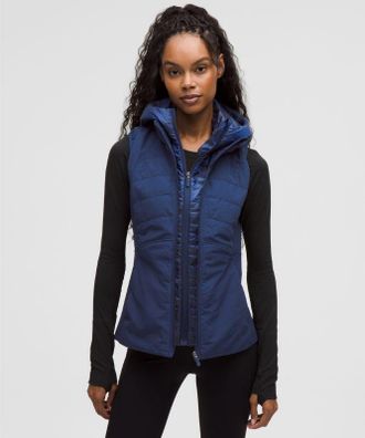 lululemon Another Mile Weste f&uuml;r Frauen - Gr&ouml;&szlig;e 0 in Club Blue