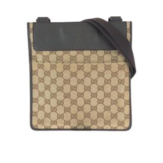 Gucci Pre-owned GG Canvas Leder Schultertasche - - Pre-owned - Damen - Braun - ONE SIZE