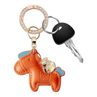 Generic Porte-cl&eacute;s cheval mignon - D&eacute;coration du Nouvel An chinois 2026, porte-cl&eacute;s &agrave; breloque cheval pour sac &agrave; main, sac &agrave; dos, voiture, bureau, voyage, vac
