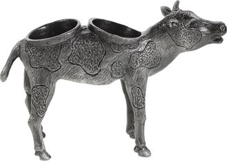 BESPORTBLE Yardenfun Abstrakter Kuh-flaschenverschlusshalter aus Robustem Zinklegierung Multifunktionales Weinverschluss-Display Stilvolles Tisch-Organizer f&uuml;r Z