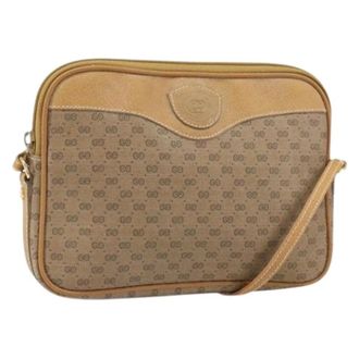 Gucci Sac bandouli&egrave;re en plastique Pre-owned - Femme - Pre-owned - Beige - Taille: ONE Size