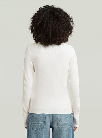 G-Star T-Shirt Slim Henley Long Sleeve T-Shirt