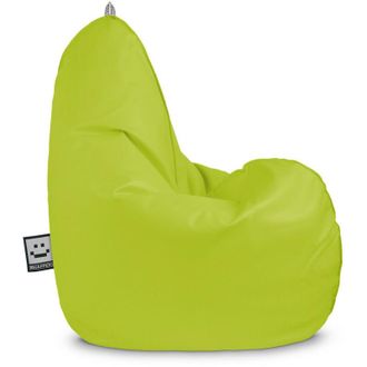 Happers Pouf Poire Relax Similicuir Verde Enfant Vert