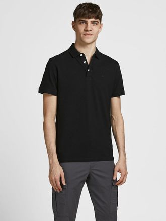 Jack & Jones Jack & Jones Poloshirt Paulos 12136668 Schwarz Slim Fit
