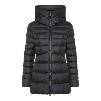 Peuterey Femme, Manteaux, Noir, Taille: 46 FR Manteau matelassé à capuche noir