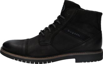 Bugatti Herren Schnürstiefel, Männer Stiefel,Boots,Winterstiefel,Winterschuhe,uebergangsstiefel,uebergangsschuhe,schwarz (1000),42 EU / 7.5 UK