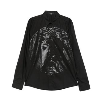 Versace Jeans Couture Medusa Kopf Print Shirt - - Shirts - Herren - Schwarzk - 2XL