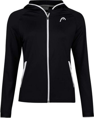 Head Kapuzenpullover Kapuzenjacke Hoodie Breaker Full Zip schwarz Damen