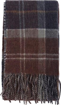 Barbour Schal aus Lammwolle mit Tartan-Muster in