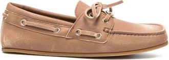 Gucci Interlocking G-detail Boat Shoes