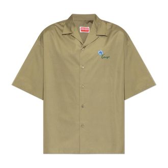 Kenzo Kurz&auml;rmeliges Hemd - - Shirts - Herren - Gr&uuml;n - S